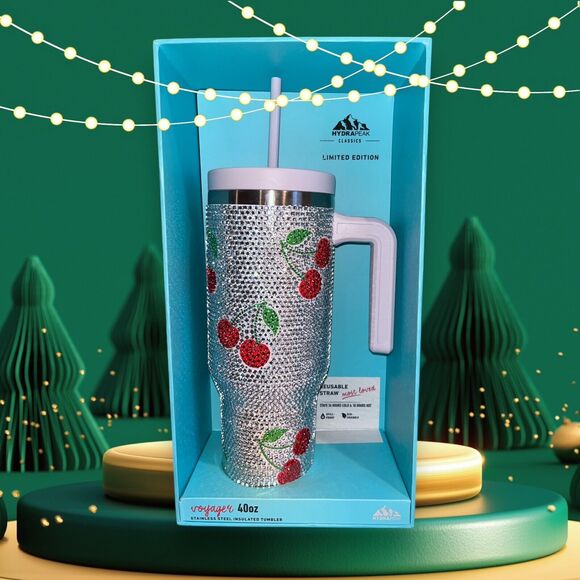 Hydrapeak | Dining | Hydrapeak Silver Bling 4oz Limited Edition Cherry ...
